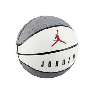 JORDAN Playground Basketball - White/grey/red