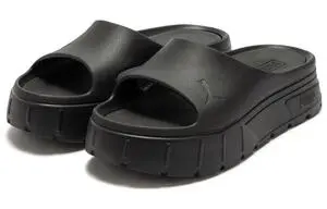 PUMA Mayze Stack Injex Platform Slides - Black