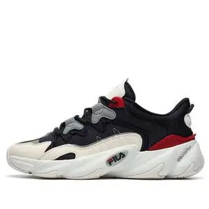 FILA Retro Runner Sneakers - Black/red