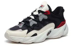 FILA Retro Runner Sneakers - Black/red