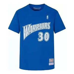 Mitchell & Ness X Nba Golden State Warriors Name Number T-shirt 'stephen Curry 30