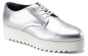 Onitsuka Tiger Derby Platform Shoes - Silver/white