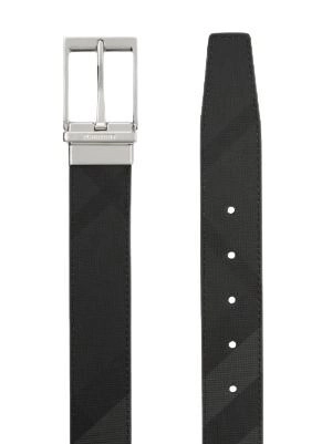 Burberry Reversible Check Belt - Black