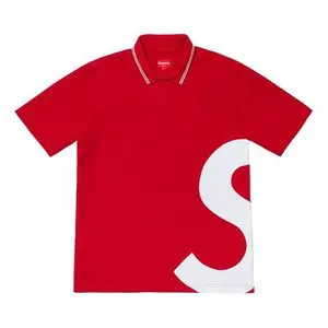 Supreme Ss19 S Logo Polo Side S Logo Polo Shirt - Red