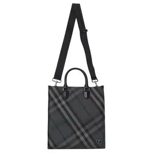 Burberry Check Tote Shoulder Bag