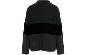 Balenciaga Political Campaign Ribbed Panelled Sweater