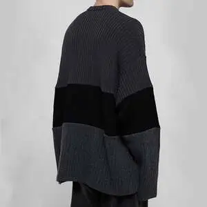 Balenciaga Political Campaign Ribbed Panelled Sweater
