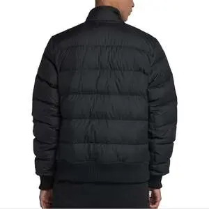 Nike Down Jacket With Stand Collar And Zip Closure