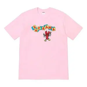 Supreme Ss19 Dynamite Tee Printing Short Sleeve - Pink