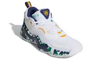Adidas D.o.n. Issue #3 'utah Home' Basketball Sneakers - Whitegreen