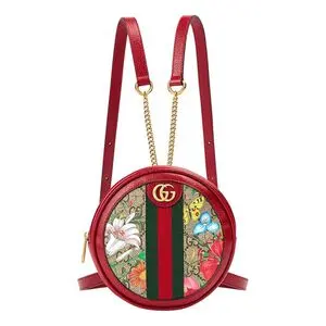 Gucci Ophidia Gg Flora Mini Backpack - Red