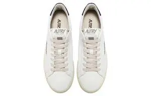 AUTRY Dallas Leather Low Top Sneakers - White/navy