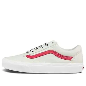 VANS Old Skool Low Top Sneakers - White/pink/red