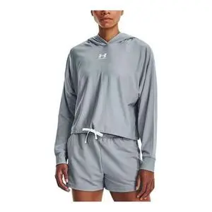 Under Armour Rival Terry Oversized Hoodie - Blue/grey