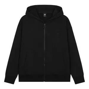 NEW BALANCE Full-zip Hooded Jacket - Black