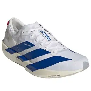 Adidas Adizero Adios Sneakers - Cloud White/royal Blue/pure Ruby