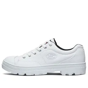 Sketchers Roadies Low Top Canvas Sneakers - White