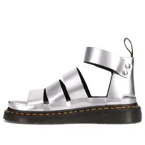 Dr. Martens Dr. Martens Clarissa Metallic Ankle Strap Sandals Silver