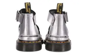 Dr. Martens Clarissa Metallic Ankle Strap Sandals - Silver