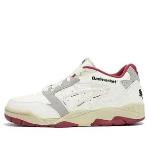 Asics X Badmarket Gel-fuse "white Grey Red" Sneakers - White/grey/red