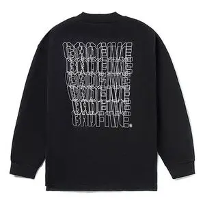 LI-NING Badfive Sports Basketball Series Loose Long Sleeve T-shirt - Black