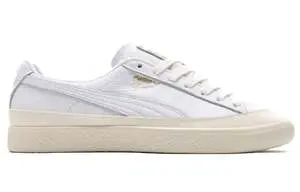 PUMA Clyde Rubber Toe Leather Leisure Board Shoes