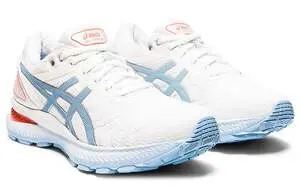 Asics Gel-nimbus 22 Athletic Shoes - White/blue