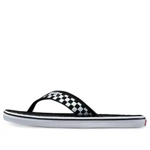 VANS La Costa Lite Checkerboard Flip Flops - Black/white