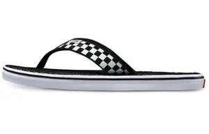 VANS La Costa Lite Checkerboard Flip Flops - Black/white