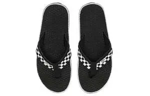 VANS La Costa Lite Checkerboard Flip Flops - Black/white