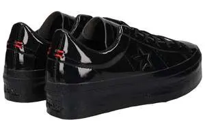 CONVERSE One Star Platform Ox 'patent - Black