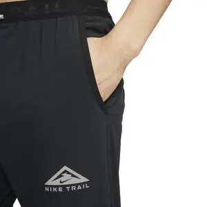 Nike Dri-fit Trail-running Trousers Asia Sizing - Black