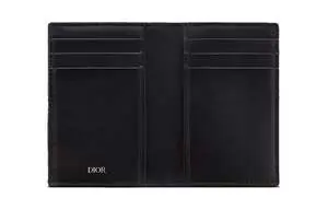 Dior Bi-fold Card Holder Oblique Jacquard