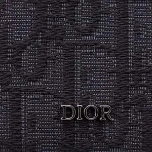 Dior Bi-fold Card Holder Oblique Jacquard