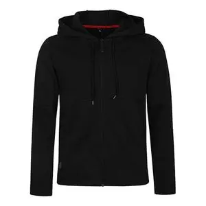 Adidas Athleisure Zip-up Hooded Track Jacket - Black