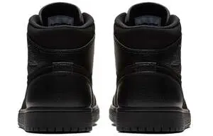 JORDAN 1 Retro Mid Sneakers - Black