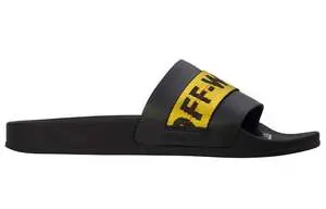 Off-White Industrial Slides - Black