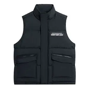LI-NING Cf Logo Down Vest - Black/white