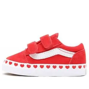 VANS Old Skool Heart Detail Sneakers - Red