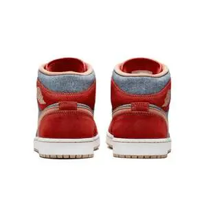 JORDAN 1 Mid "denim Red - /blue