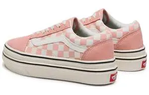 VANS Old Skool Platform Sneakers - Pinkwhite