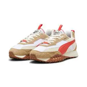 PUMA Blktop Rider Sneakers - White/active Red/khaki
