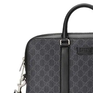 Gucci Gg Supreme Briefcase - Black