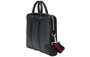 Gucci Gg Supreme Briefcase - Black