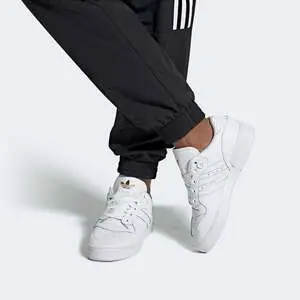 Adidas Rivalry Low "white Gold" Sneakers - White/gold