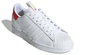 Adidas Originals Superstar Beijing Retro Casual Skate Shoes - White/red