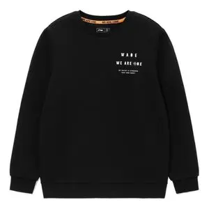LI-NING Wade Series Pullover With Graphic Print - Black