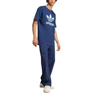 Adidas Adicolor Trefoil T-shirt Asia Sizing 'navy