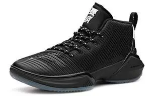 ANTA High Top Basketball Sneakers - Black/blue/white