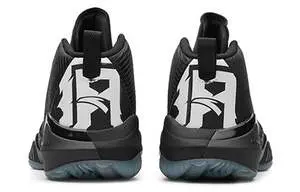 ANTA High Top Basketball Sneakers - Black/blue/white